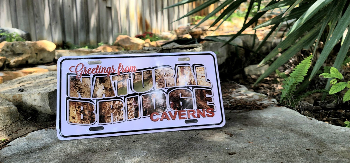 license Plate NBC Retro – Natural Bridge Caverns