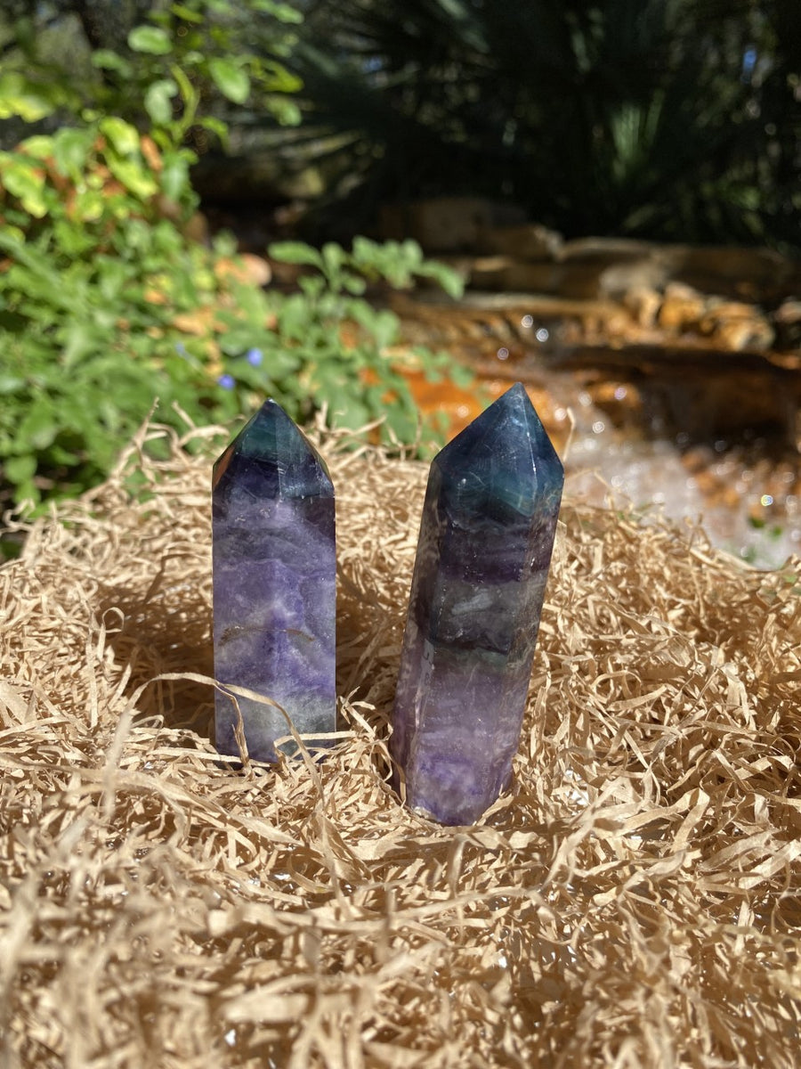 Assorted Gemstone Towers – Natural Bridge Caverns